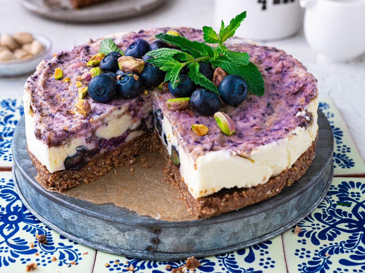Für Genießer: Unser Rezept für Blaubeer-Torte ohne Backen