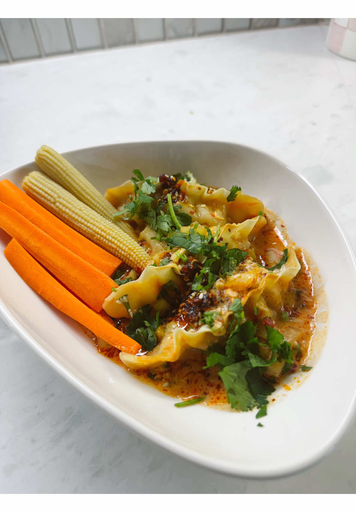 Simple chili oil dumplings recipe ready in minutes