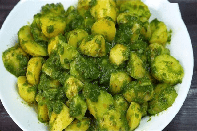 Kanpuriya aloo dhaniya: How to make Kanpuriya style aloo dhaniya ...