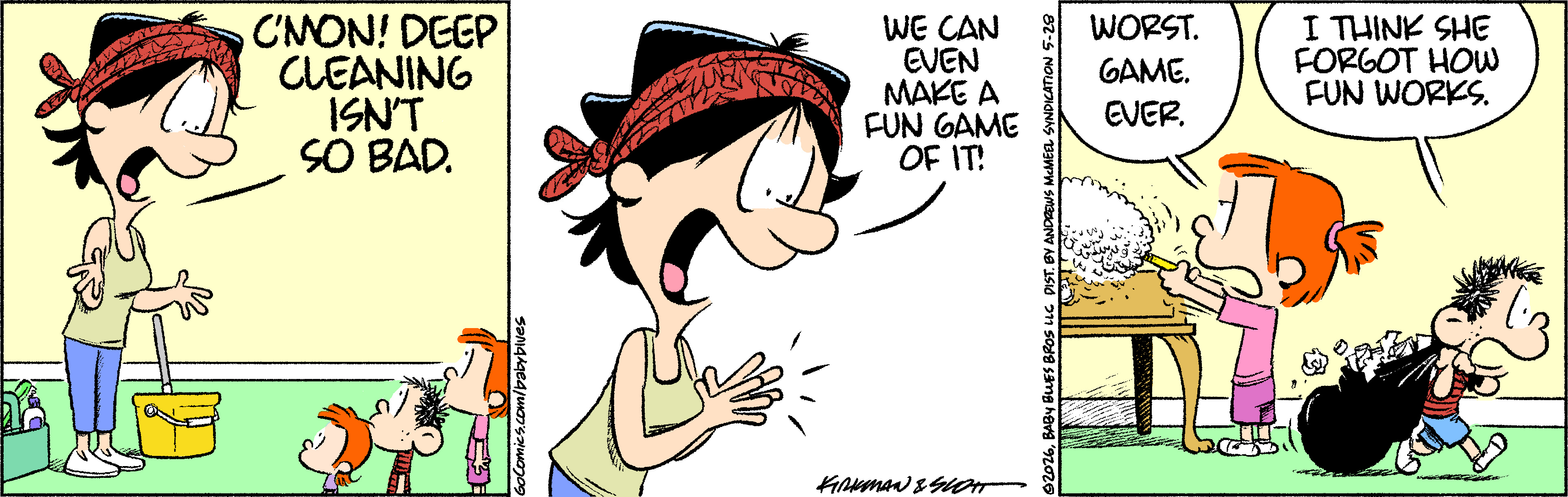 Baby Blues by Rick Kirkman and Jerry Scott