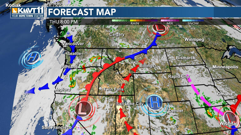 Temperatures fall as we will dry out for the rest of the workweek and ...