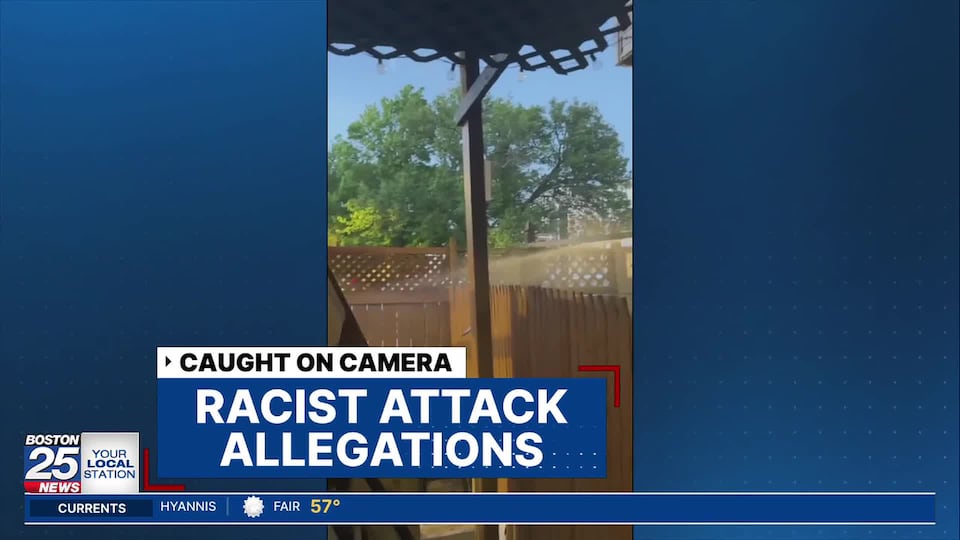 Caught on camera: Alleged racist attack shows diners at Boston ...