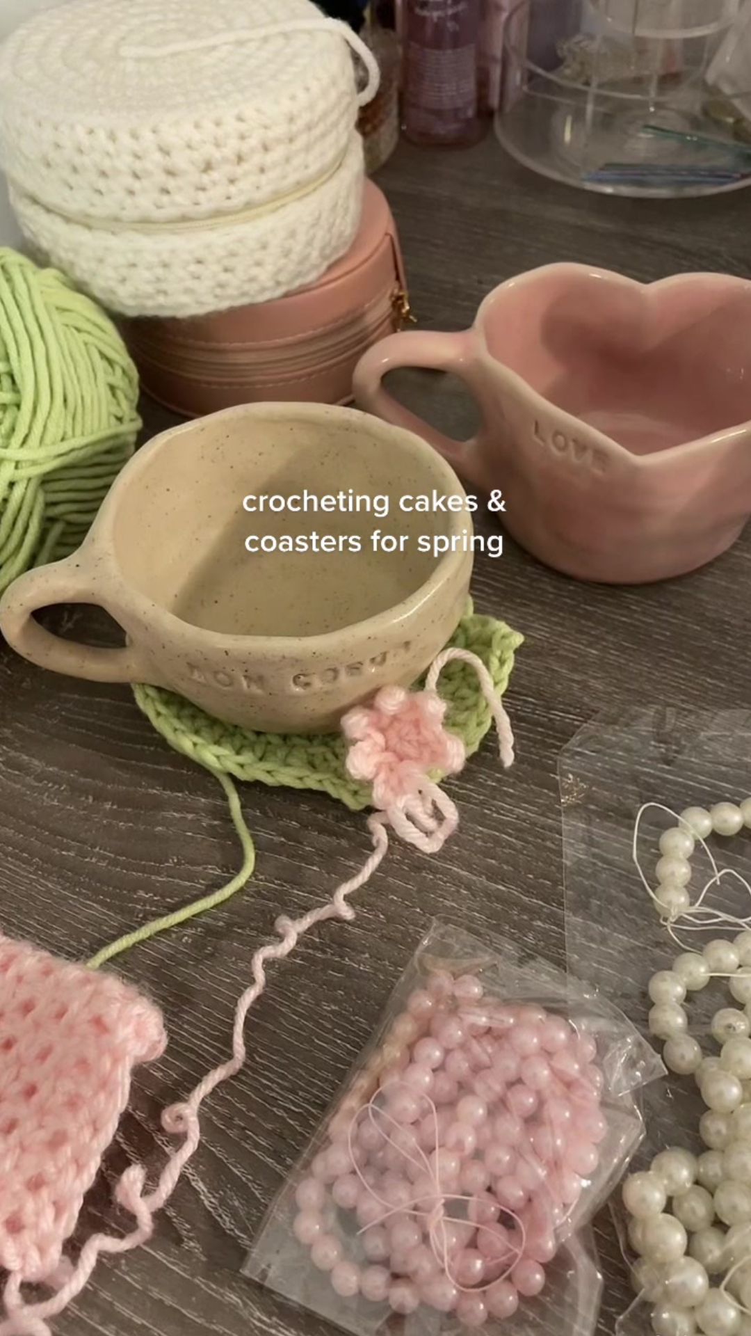 DIY cake box & lily pad coaster
