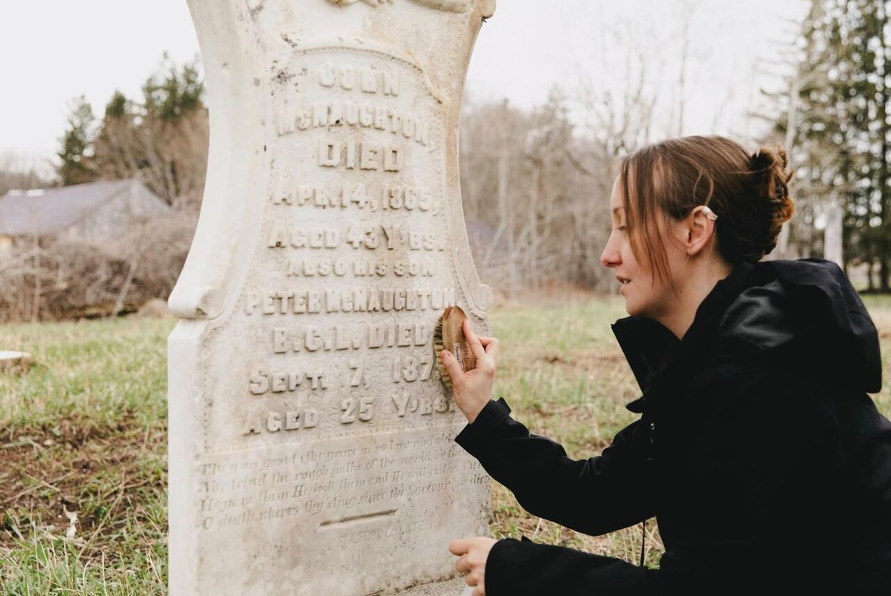 The Ottawa illustrator turning centuries-old graveyards into art