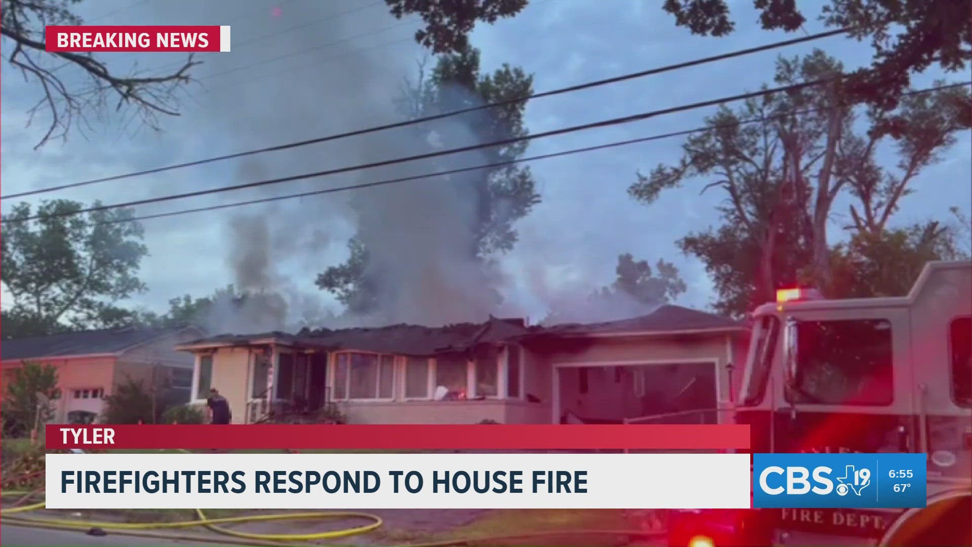 Vacant Tyler rental home damaged in early morning fire on Wilma Street