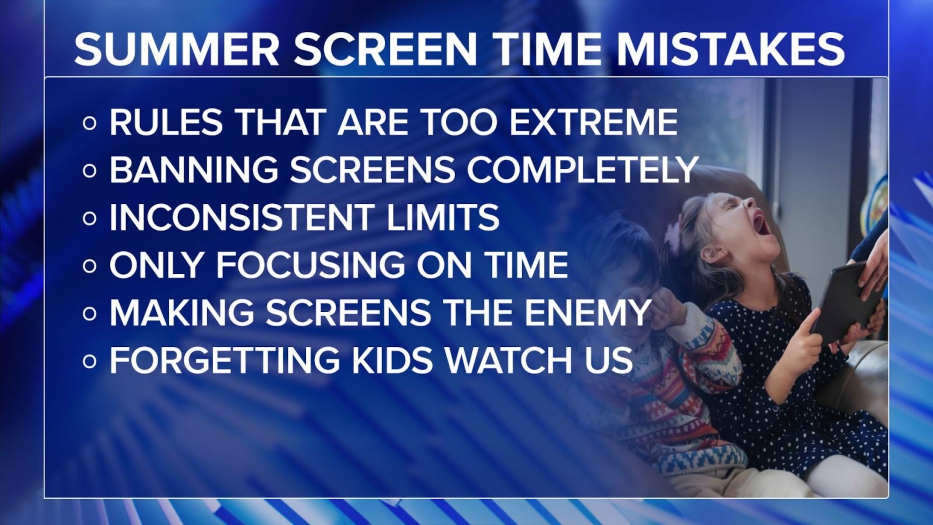 Navigating kids' screen time this summer