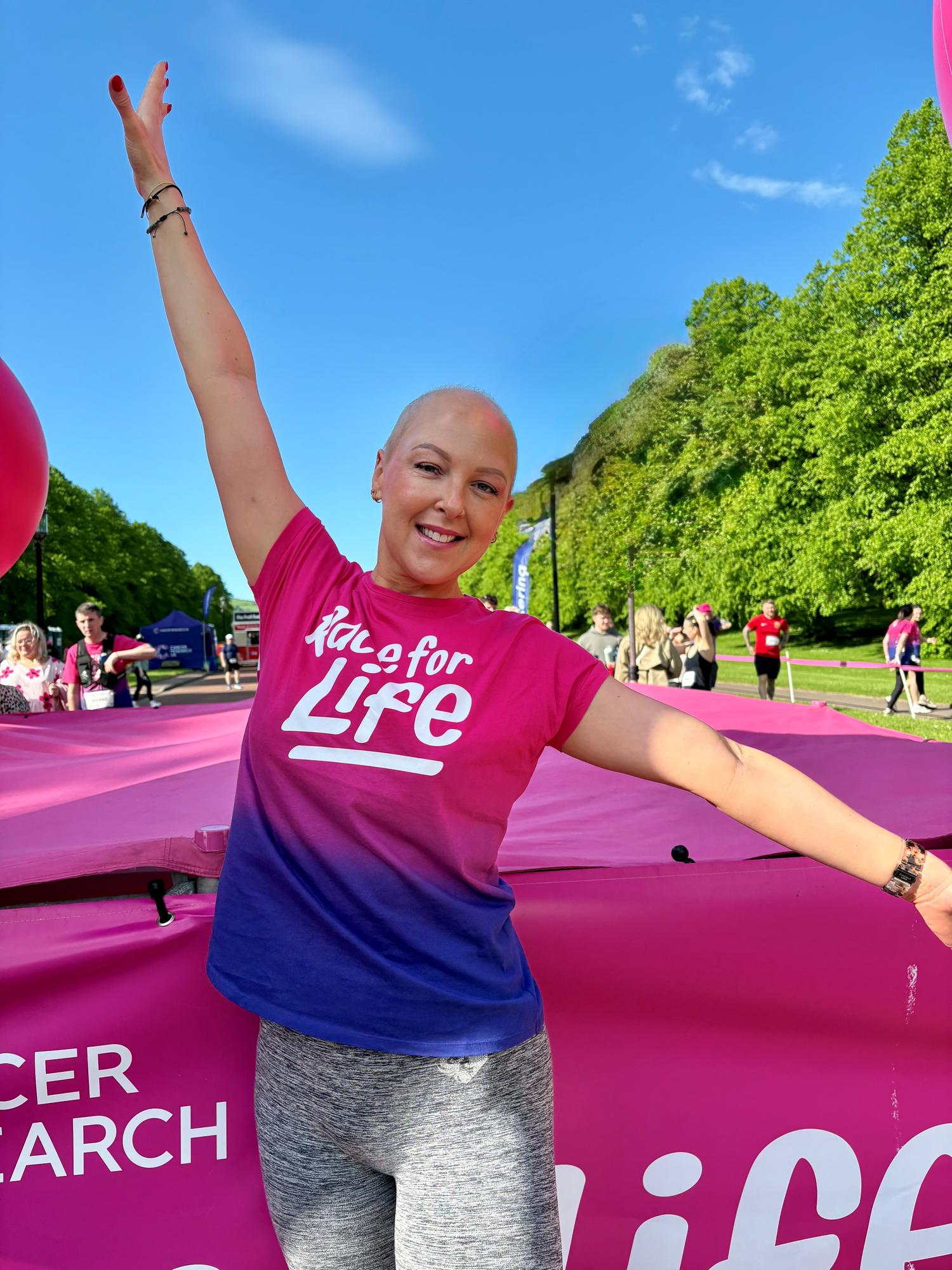 Mum Claire inspires Belfast after breast cancer diagnosis