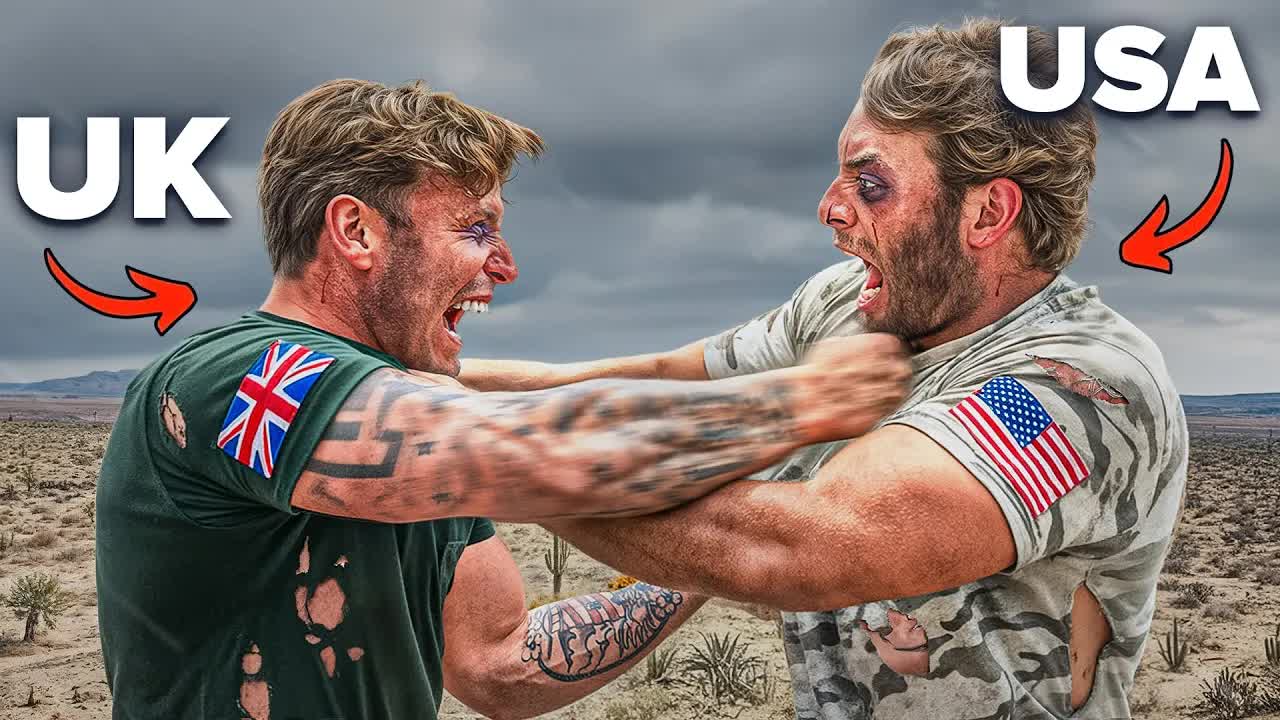 Watch How US Soldier Destroyed UK Soldier