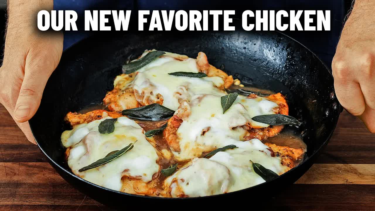Experience the flavors of Italy with fontina and mozzarella chicken