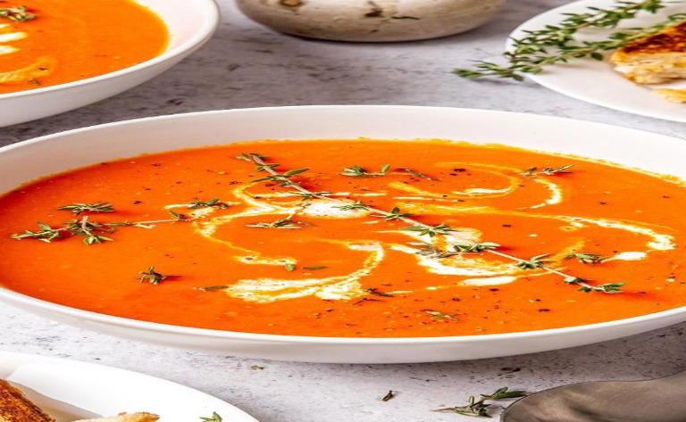 The Mediterranean Roasted Red Pepper Soup Becoming Everyones Favorite ...