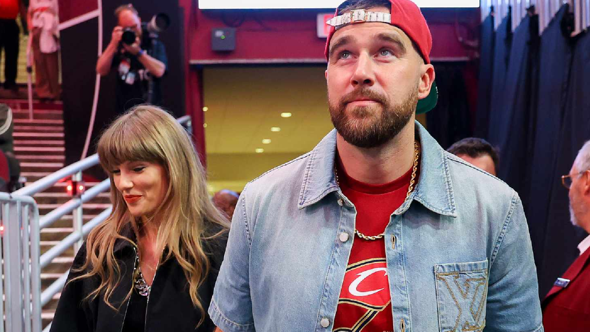 Travis Kelce leaves fans guessing about new Taylor Swift tunes