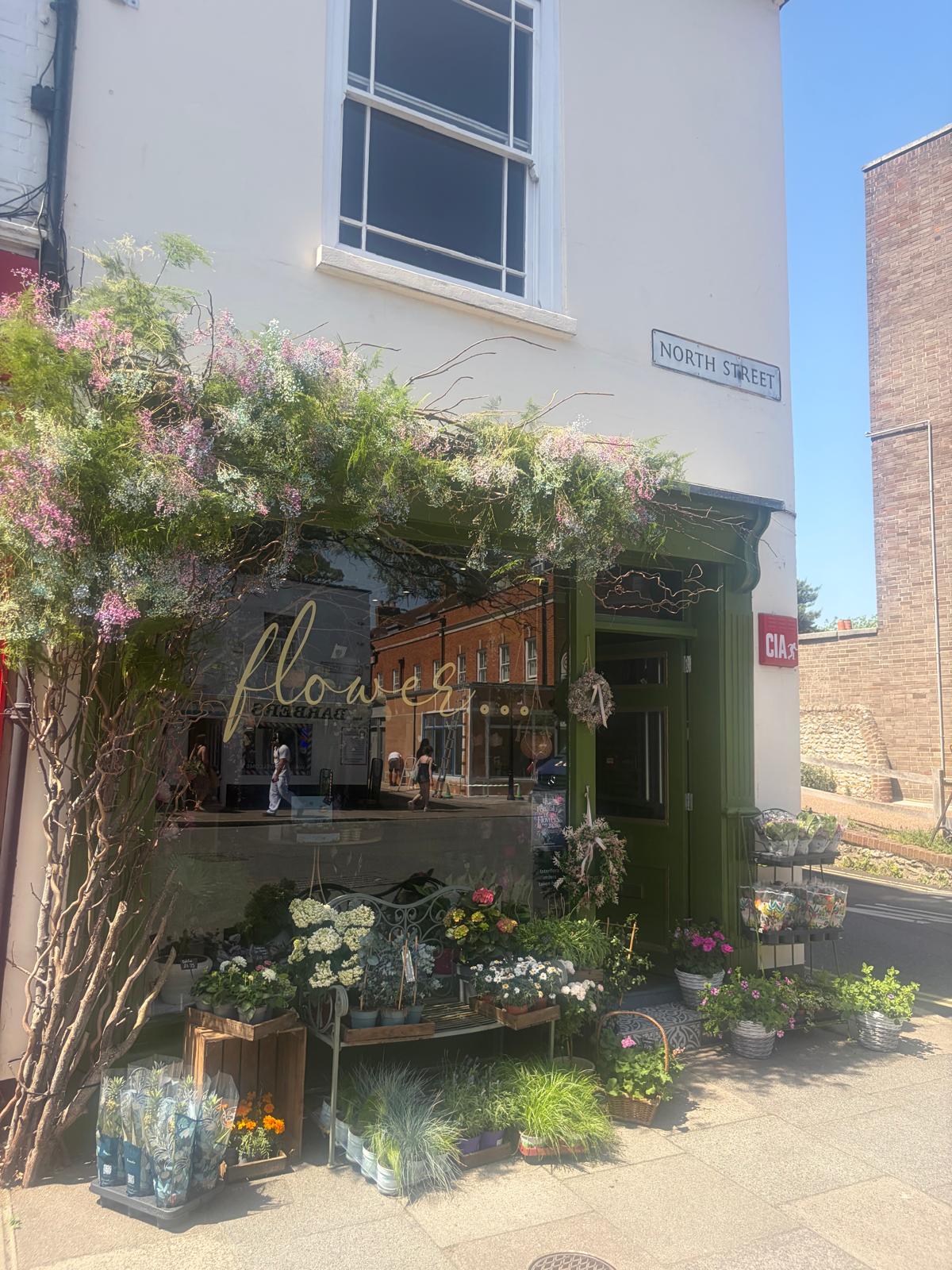 Chichester businesses bloom for flower festival
