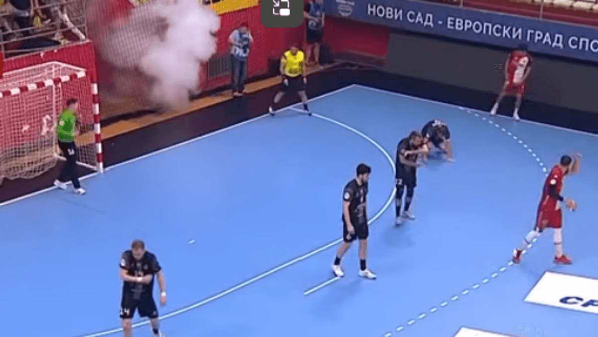 Böller-Explosion: Handball-Finale abgebrochen