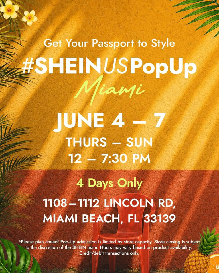 Shein US pop up, Miami