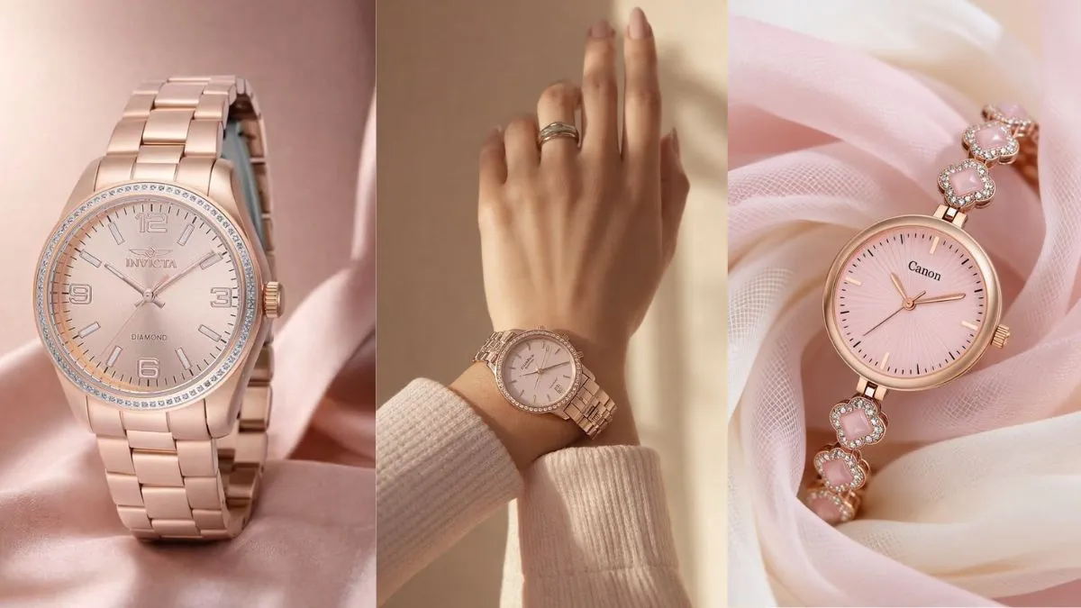 Rose gold and metallic watches that complement modern women’s fashion