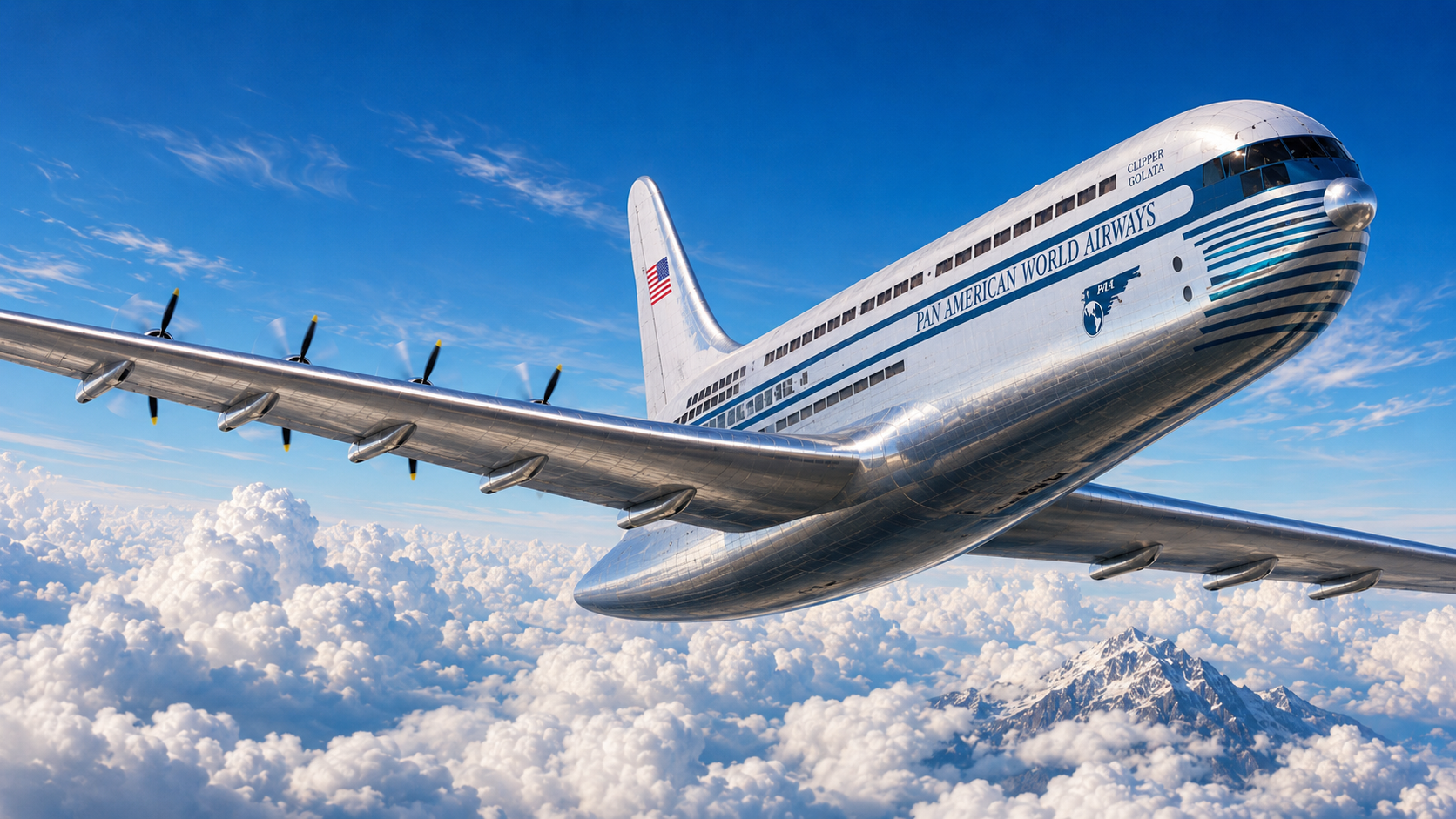 Convair Model 37 - The giant propeller plane that could have changed ...