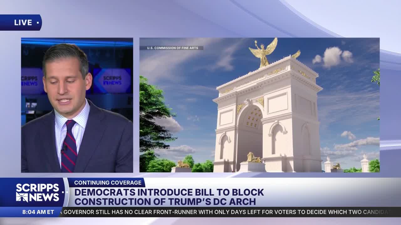 Democrats introduce bill to block construction of Trump's DC arch