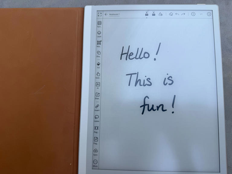 This e-ink tablet became indispensable after just a week of using it
