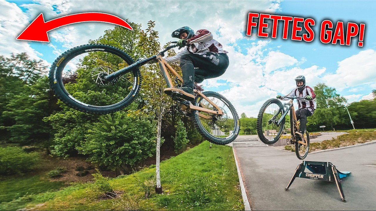 Teil 10: Freeride MTB tricks auf der Kicker rampe