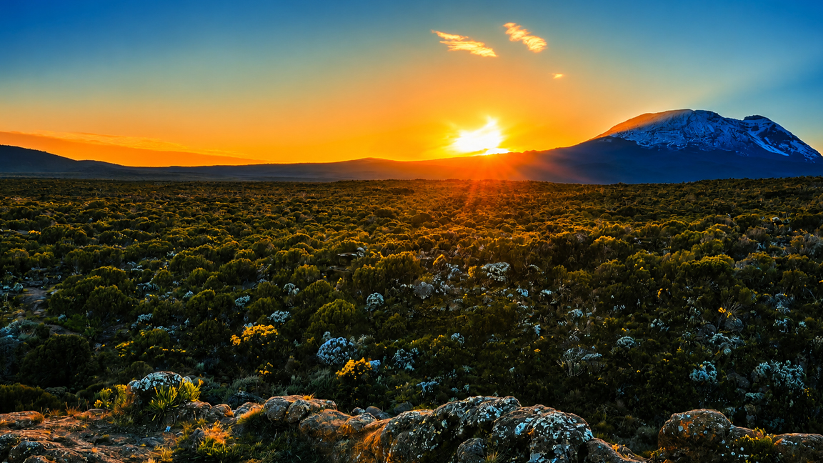 The golden hour that only lasted a few minutes here
