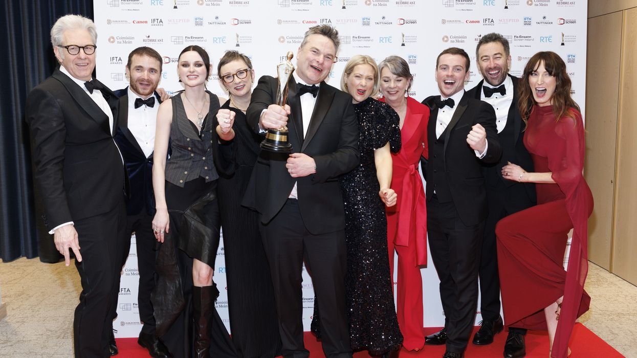 Stars from Blue Lights drama visit Belfast hospice