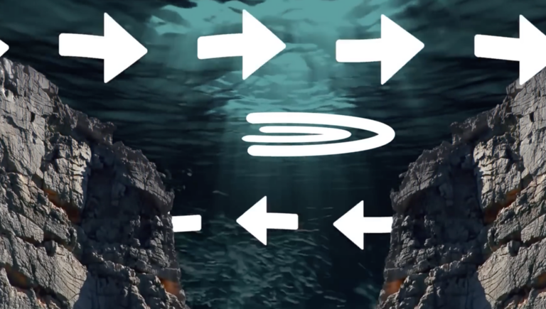 What if you were sucked into a whirlpool?