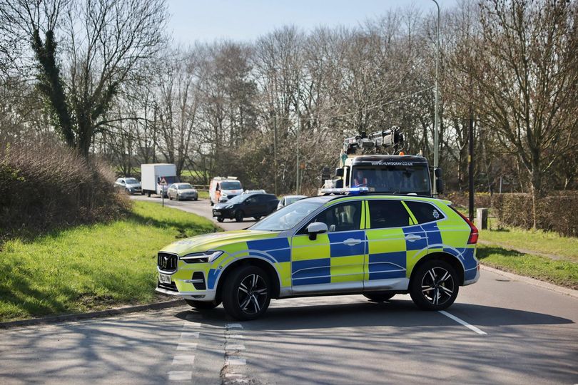 Paramedics check woman and child in latest A500 blackspot smash
