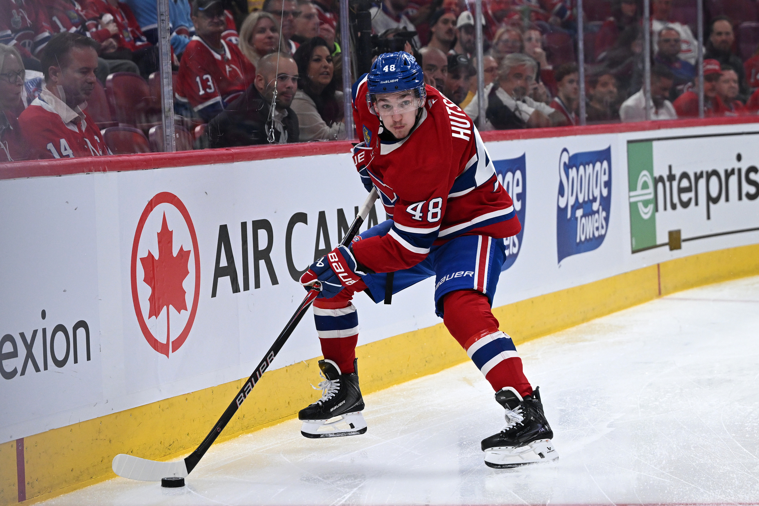 Lane Hutson had a vulgar quote about the Canadiens’ Game 4 loss