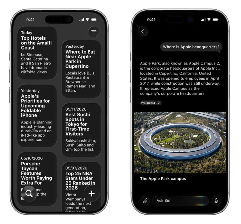 Dynamic Island, app dédiée : le nouveau Siri supposé d’iOS 27 déjà mis ...