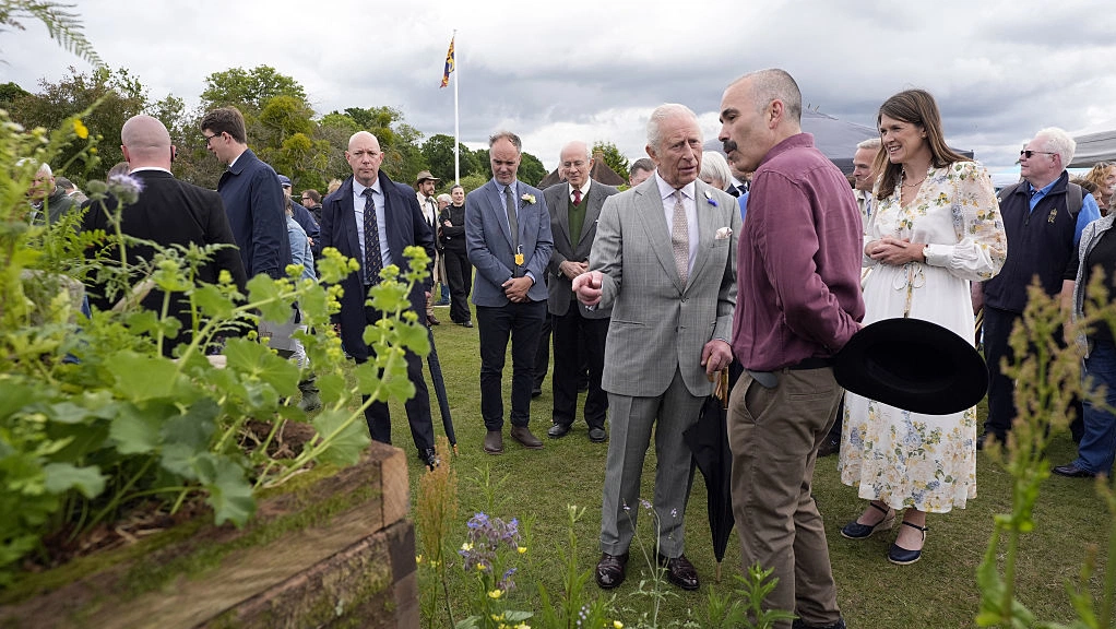 King Charles unveils Venus-inspired garden at Windsor Castle