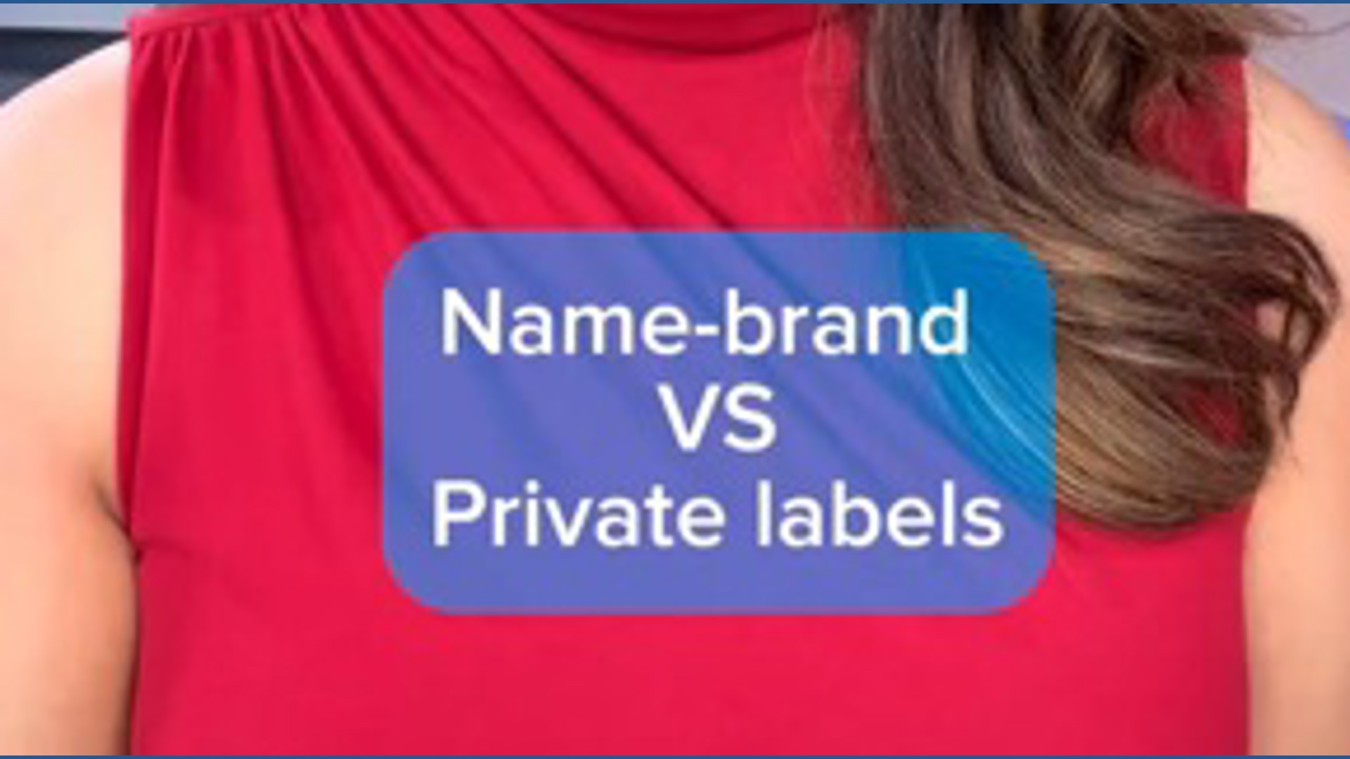Grocery private label items cheaper than name brand