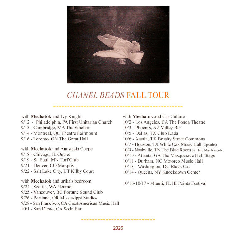 Chanel Beads plots tour and shares new song