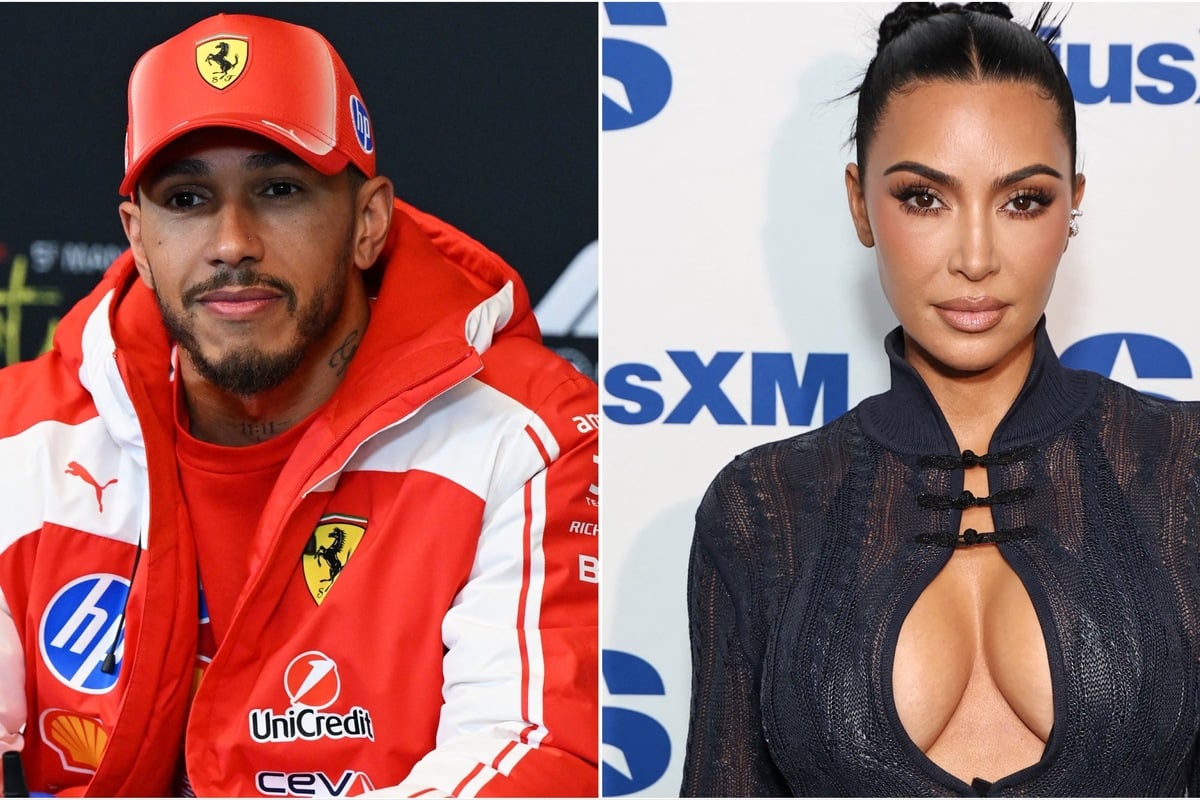 Stepdad vibes! Kim Kardashian and Lewis Hamilton's romance heats up ...