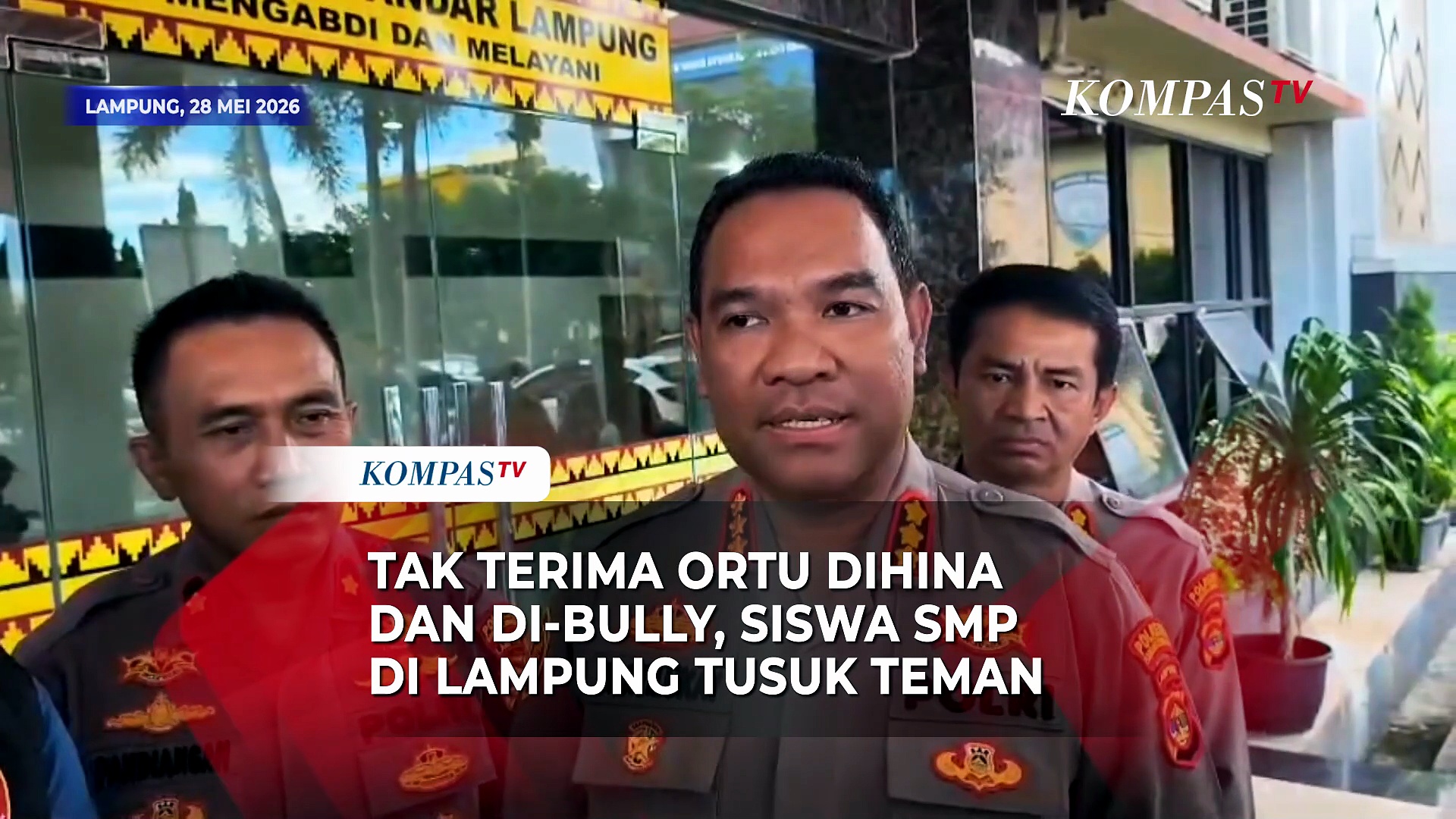 Siswa SMP di Lampung tusuk teman tak terima orang tua dihina dan di-bully