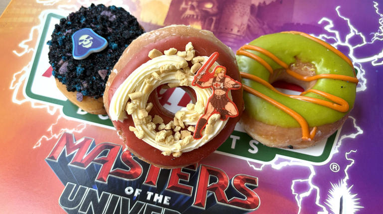 I tried Krispy Kreme's Masters of the Universe collection, and one ...