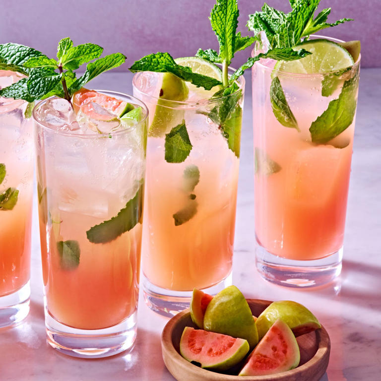 My guava mojito is tailor-made for sipping poolside