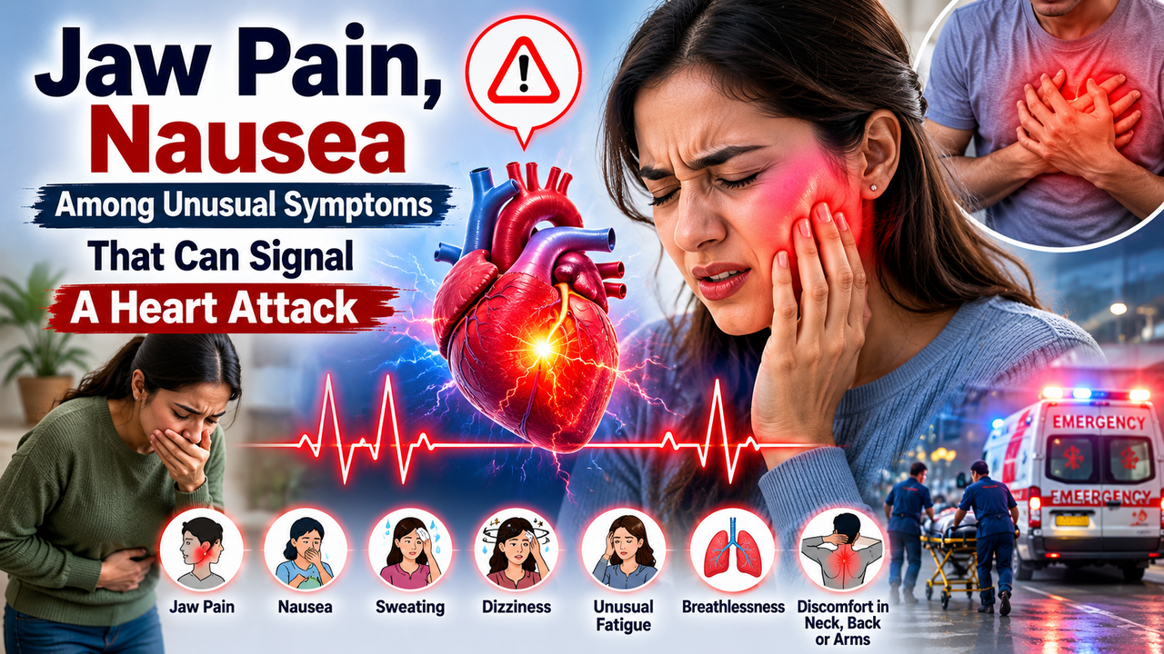 Ignoring jaw pain or nausea? Doctors warn it could signal a heart attack