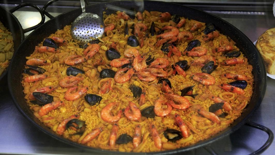 Sheet pan paella for cozy weeknights