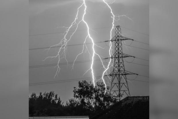Spectacular lightning display captured above Bolton in dramatic images