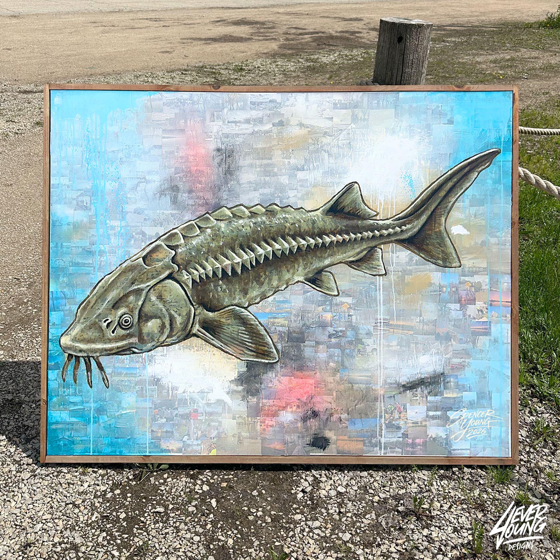 Shiocton artist creates flood relief painting