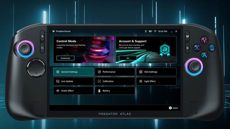 Acer announces new gaming handheld, Predator Atlas 8, with new Arc G ...