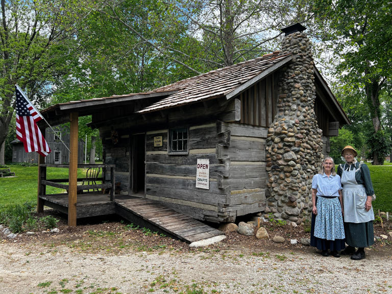 Historic 1830s cabin finds new home in Delphi park