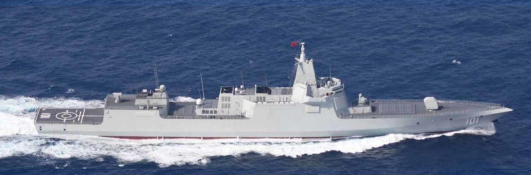 China debuts new Type 054B frigate in unprecedented carrier operation ...