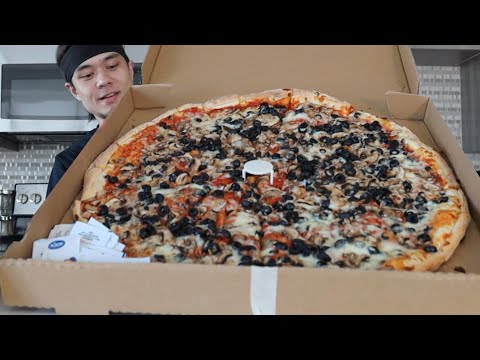 I take on my biggest pizza challenge yet! 🍕