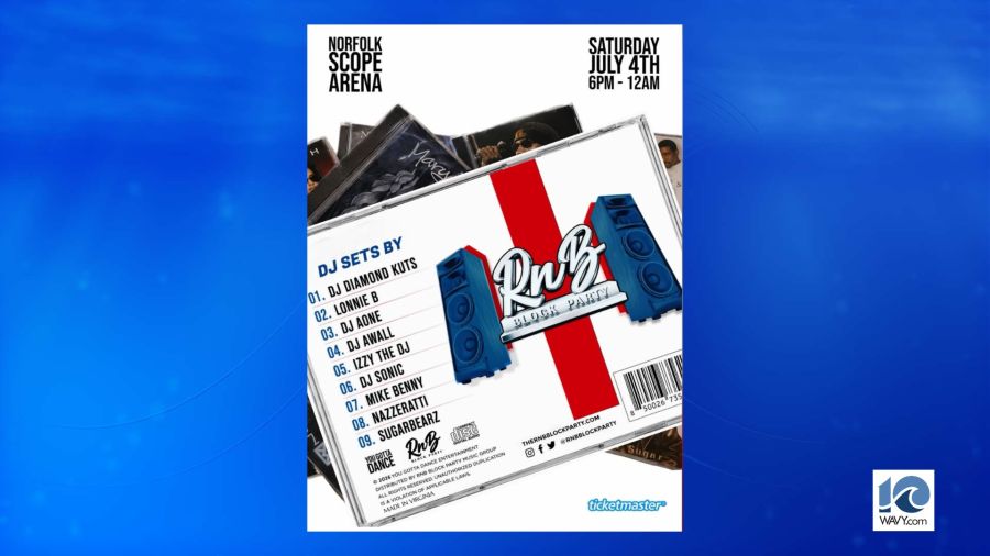 RnB Block Party returns to Norfolk Scope July 4