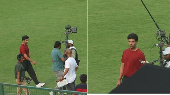 Rajkummar Rao shoots for Sourav Ganguly biopic in Kolkata; photos from ...
