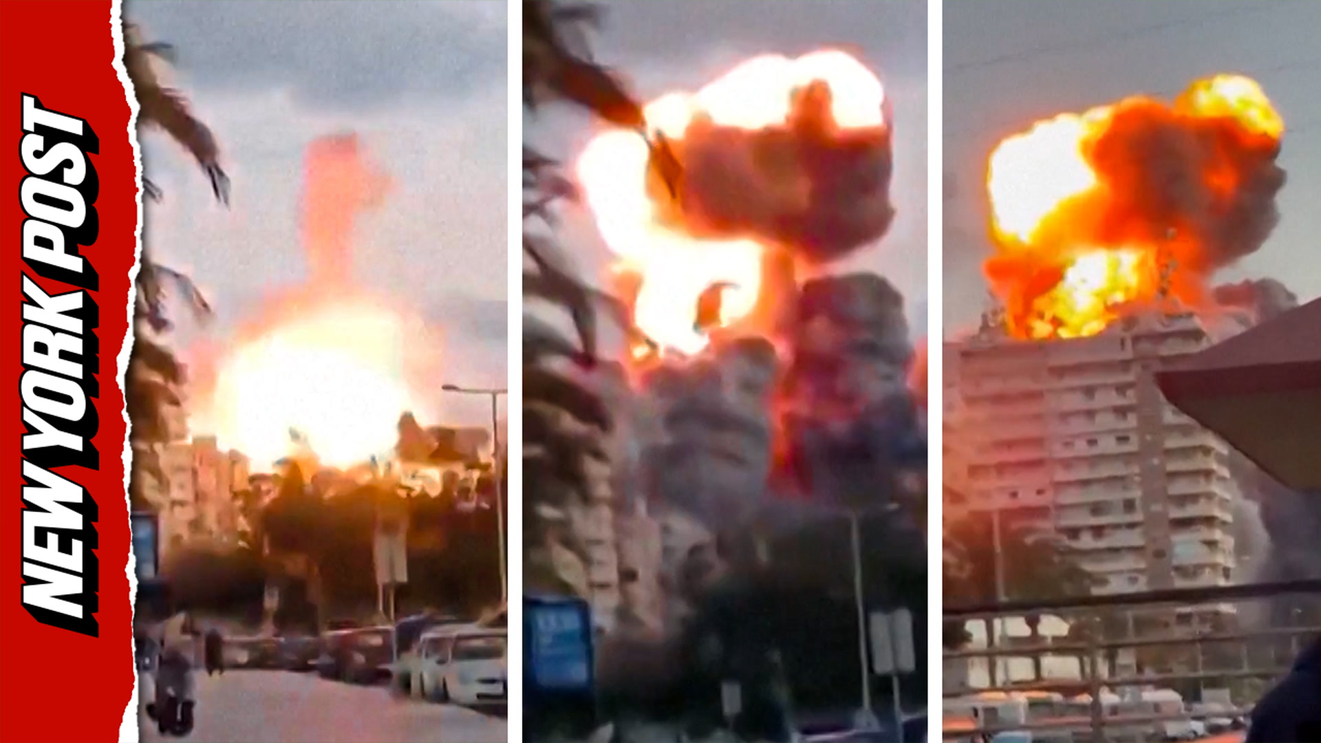 Massive explosions rock Lebanon as Israel targets Hezbollah