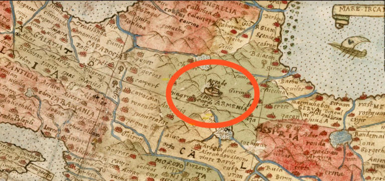 Final site of Noah’s Ark spotted in centuries-old map — matching real ...