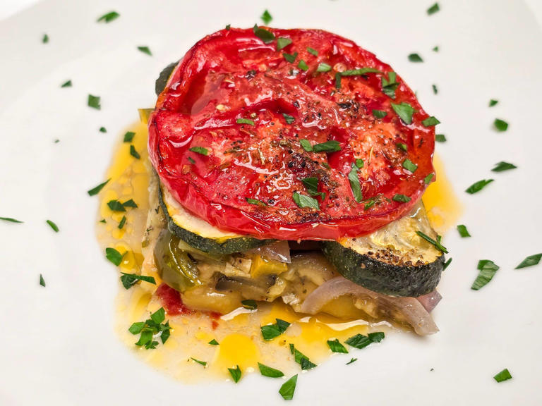 Greek briam (rustic roasted vegetables)
