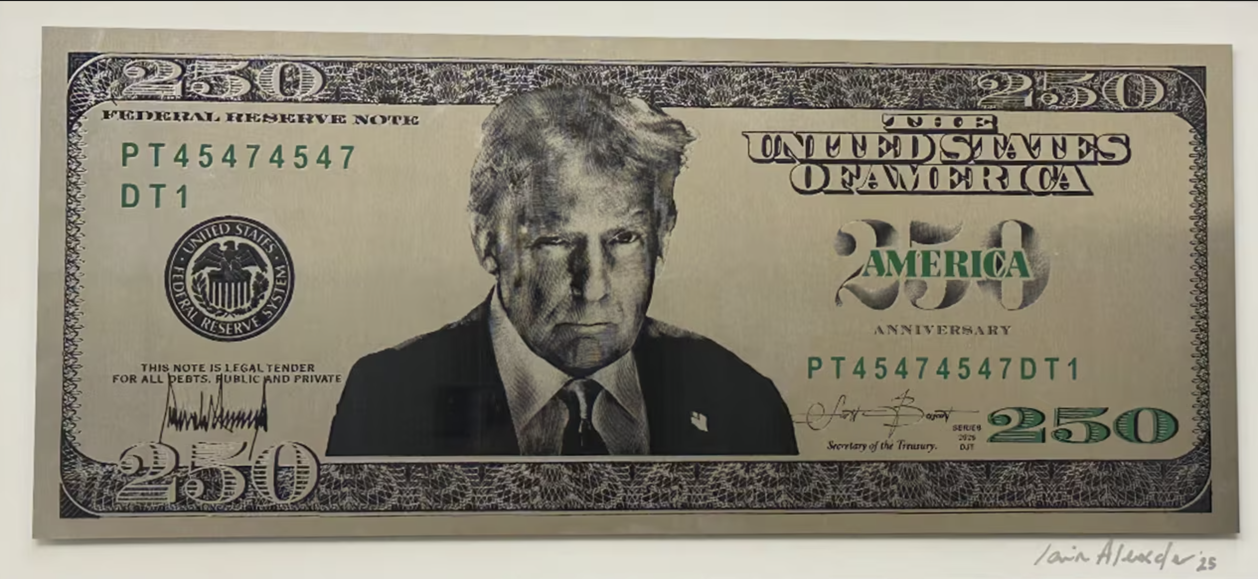 Des proches de Donald Trump font pression pour imprimer un billet de ...